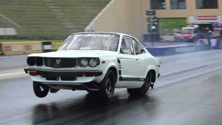 Mazda RX3 Rotary 20B - Turbo and Stance