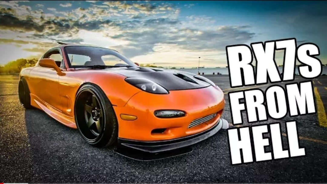 12 Mazda RX7s From HELL (700++ HP Rotary RX7s) - Turbo and Stance