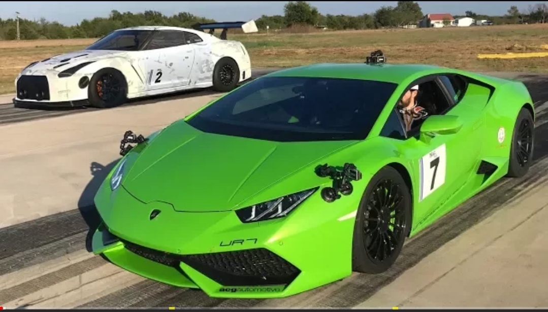 2500HP GTR Takes on 2500HP UGR Lambo - EPIC BATTLE! - Turbo and Stance