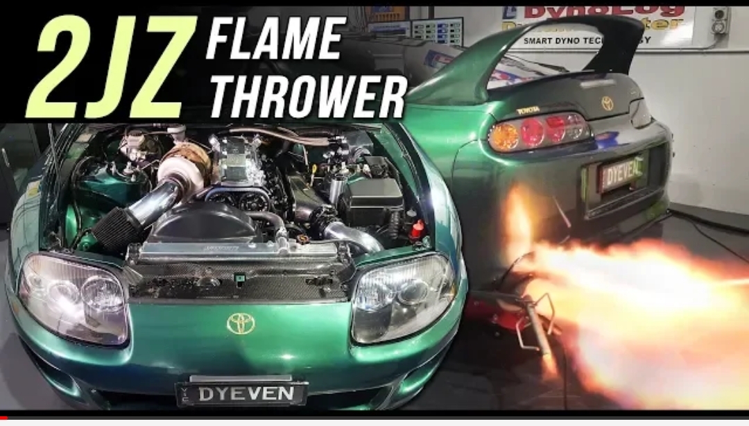 Toyota Supra Stock Engine, 6870 Turbo, Haltech ECU - Turbo and Stance
