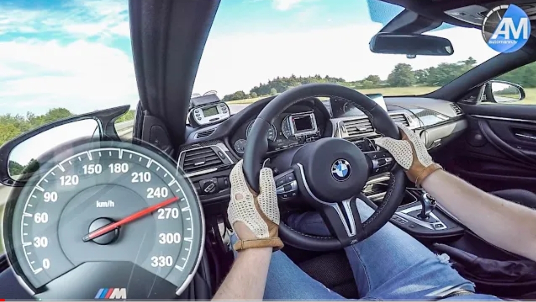 BMW M4 Competition (450HP) - 0-250 KM/H Launch Control - Turbo and Stance