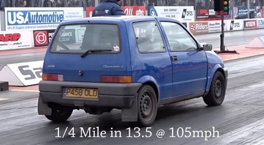 The Ultimate Street Sleeper - 232HP Fiat Cinquecento - 13.5 @ 105mph ...