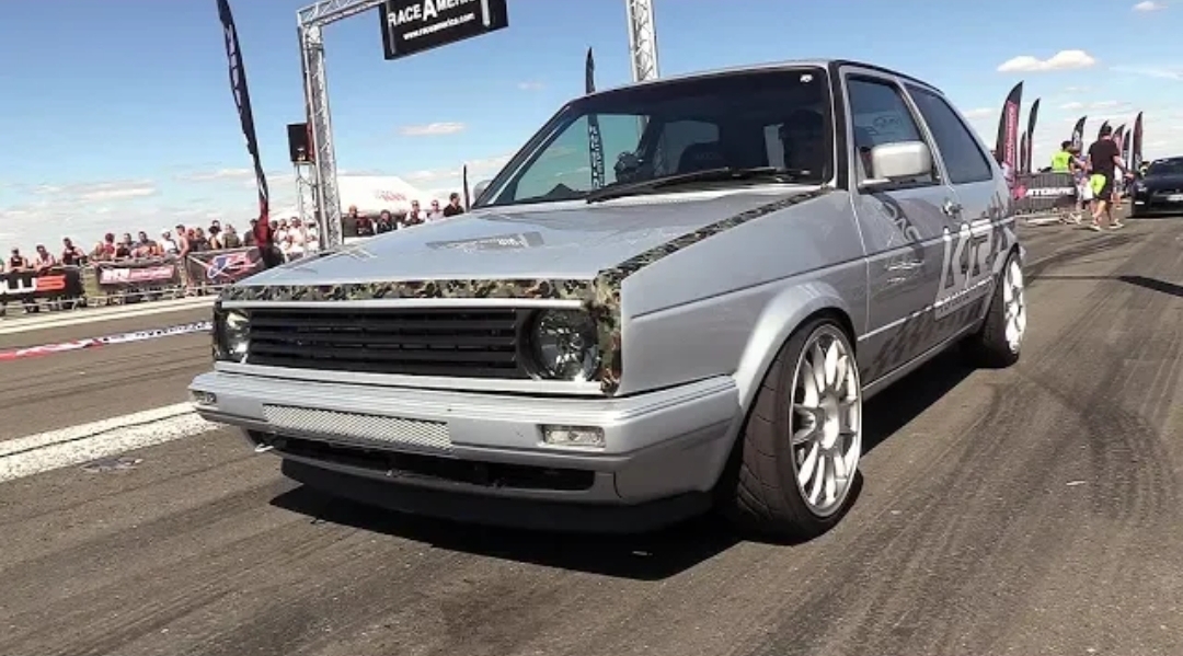 850HP VW GOLF 2 4-Motion VR5 Turbo - FAST 290 KM/H ACCELERATIONS ...