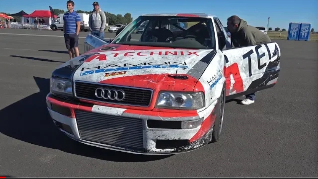 1350HP Audi S2 R30 Turbo Coupe w/ HOOD EXHAUST! INSANE LAUNCH CONTROLS ...