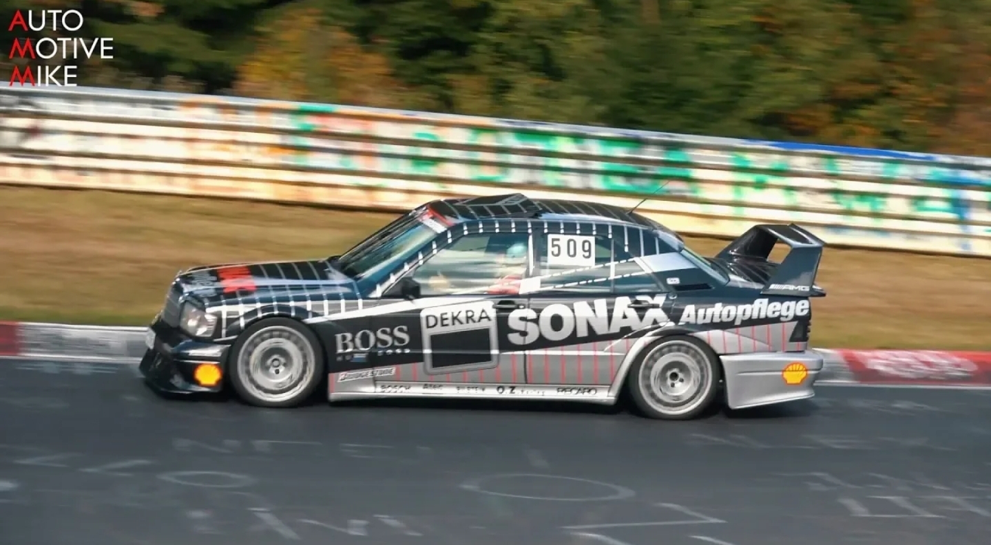 LOUD Mercedes-Benz 190E 2.5 16V EVO II on the Nürburgring - Turbo and ...