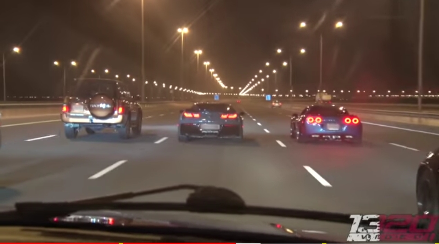 Street Racing on completely EMPTY highways in Qatar! - Turbo and Stance