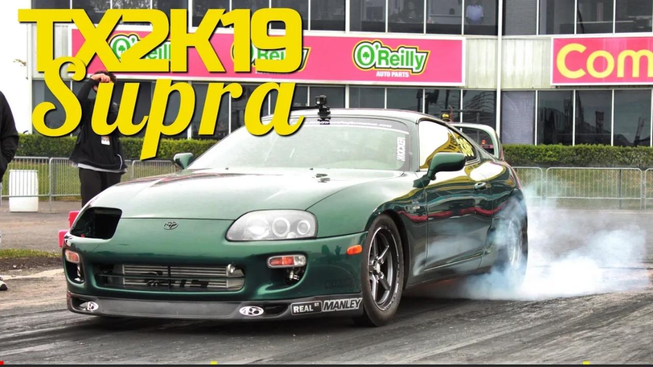 2JZ at TX2K19 | Supras on the Dragstrip - Turbo and Stance
