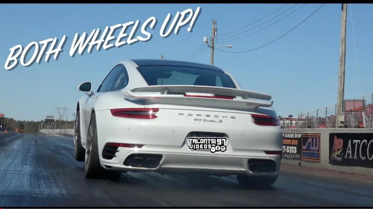 NASTY AWD Porsche Wheelie | ES750 991 Turbo S Grips & Rips | - Turbo ...