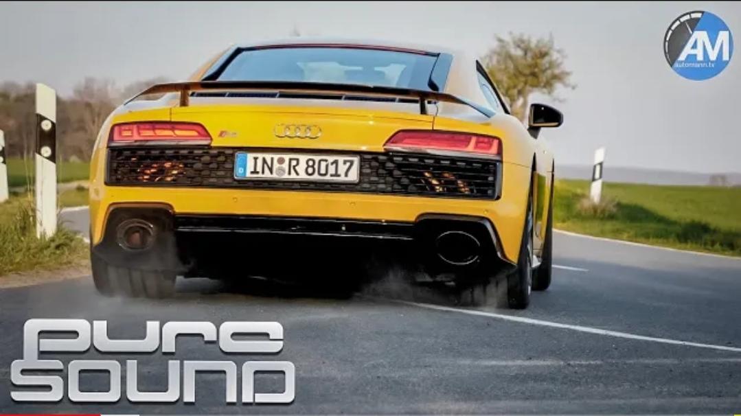 2019 AUDI R8 Performance (620hp) - pure SOUND - Turbo and Stance