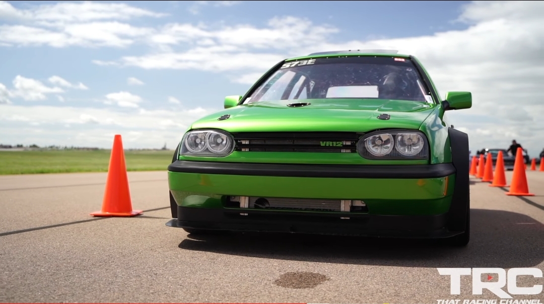 1500HP VW Golf Twin Engine + Twin Turbo "VR12 TT" *FULL DETAIL* - Turbo ...