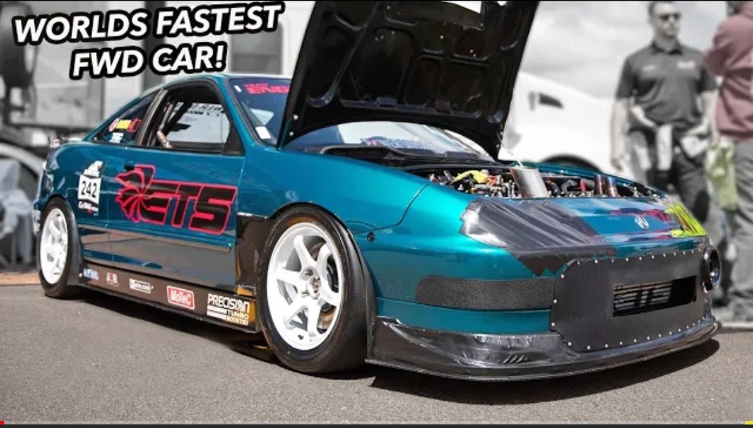 1200HP HONDA sets New FWD 1/2 MILE RECORD! (210+ mph!)