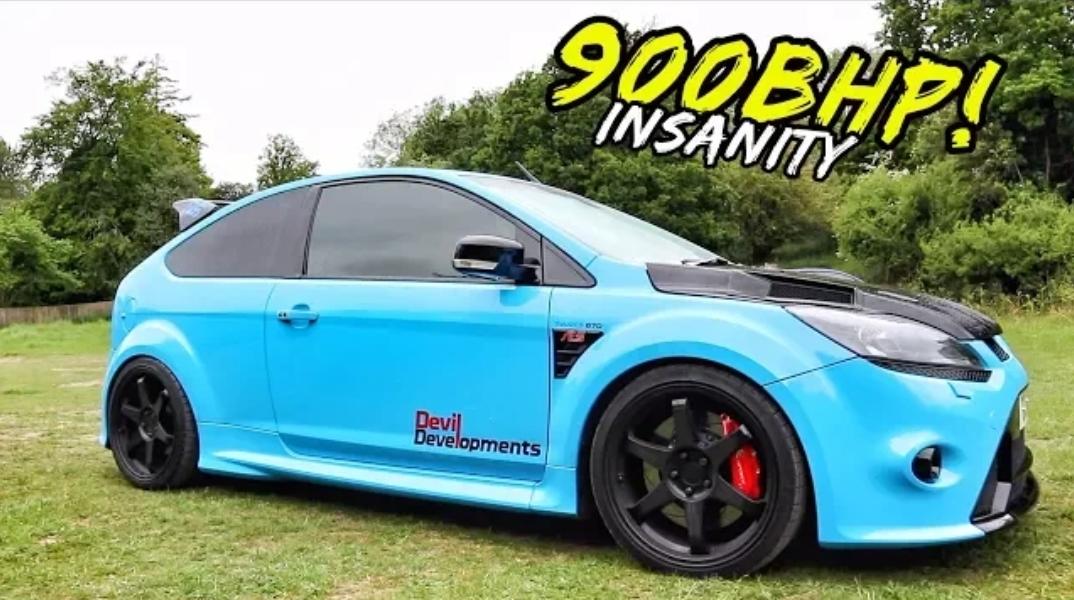 INSANITY! FWD 900HP FORD FOCUS RS WTF - Turbo and Stance