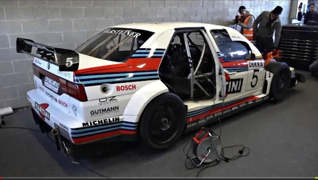 Alfa Romeo 155 DTM Ti 2.5L V6 12000rpm | Warm Up, Intake Sound ...