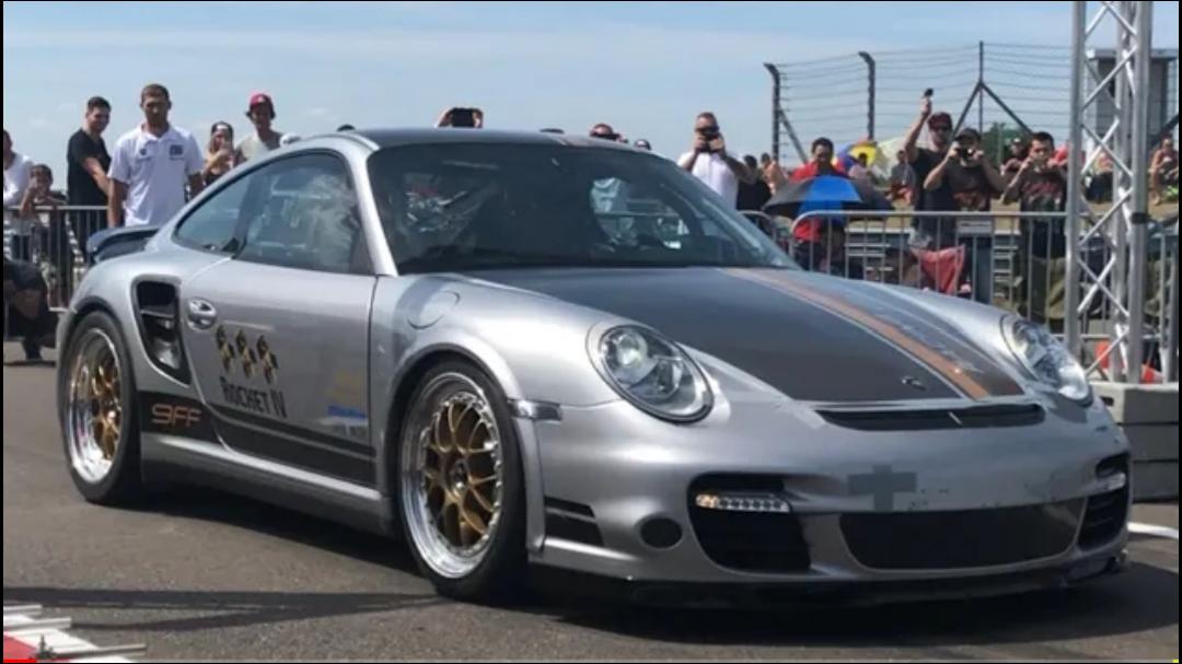 1800HP Porsche F97 9ff Rocket V 338,85 KM/H 1/2 mile Paul Cars TTT Half ...