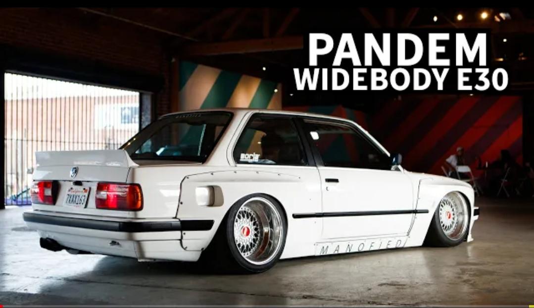 The Cleanest SLAMMED BMW E30?? Pandem Kitted 3.8L Swapped