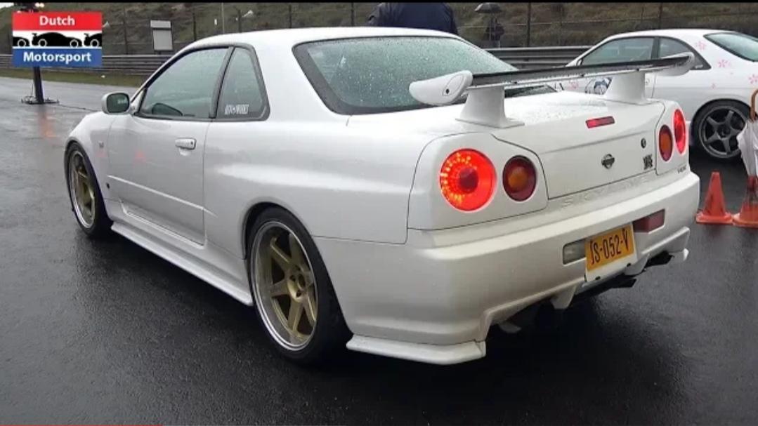 700HP Nissan Skyline GT-R R34 - Single Turbo, Launch Control, Drag Race ...