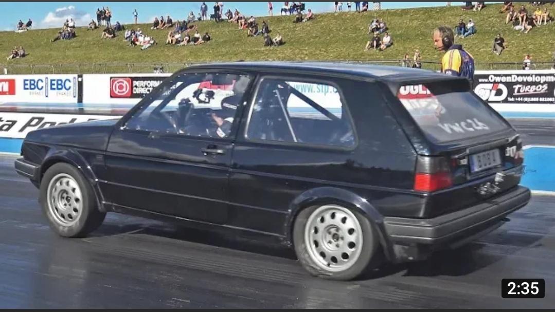 1200HP+ Boba Motoring Golf Returns to Santa Pod Raceway - Turbo and Stance