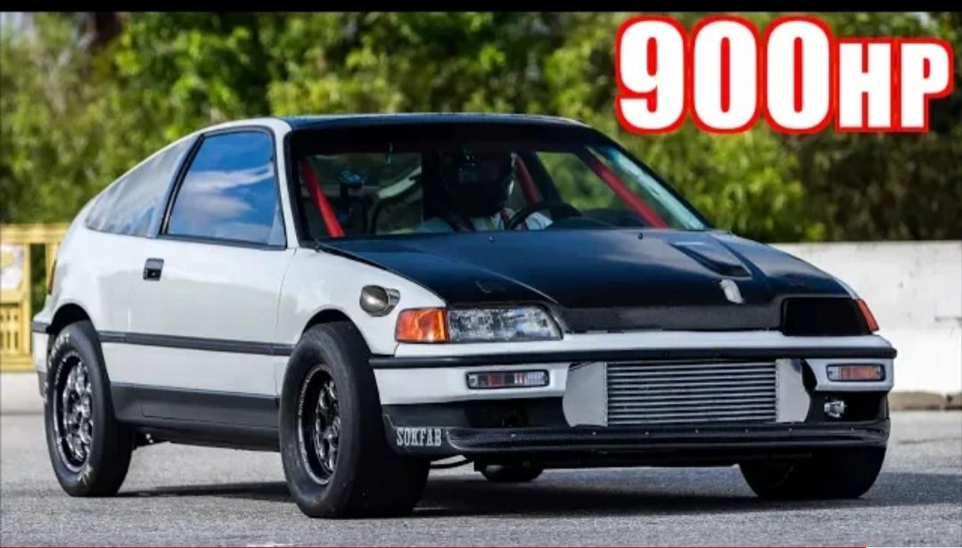 900HP CRX FROM HELL running on 40PSI of boost! - Turbo and Stance
