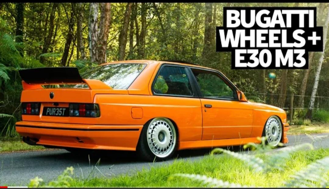 80s BMW M3 on Bugatti Wheels... and 370 Horsepower - Turbo and Stance
