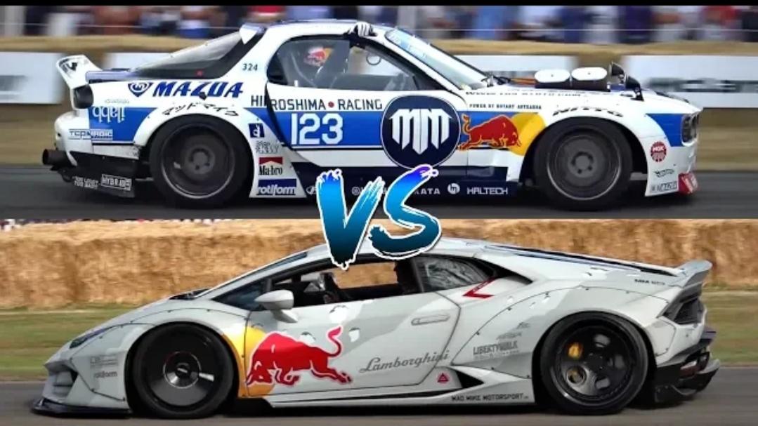 Mad Mike's NIMBUL Lamborghini Huracan vs. Mad Mike's MADBUL 4-Rotor ...
