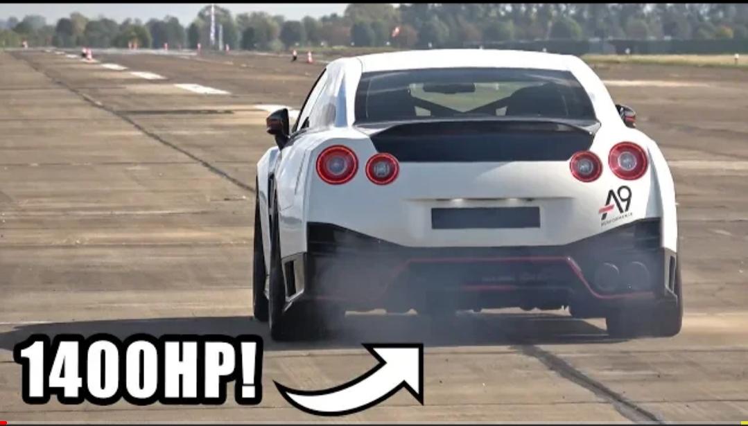 1400HP Nissan GT-R R35 Nismo 0-318KM/H Acceleration