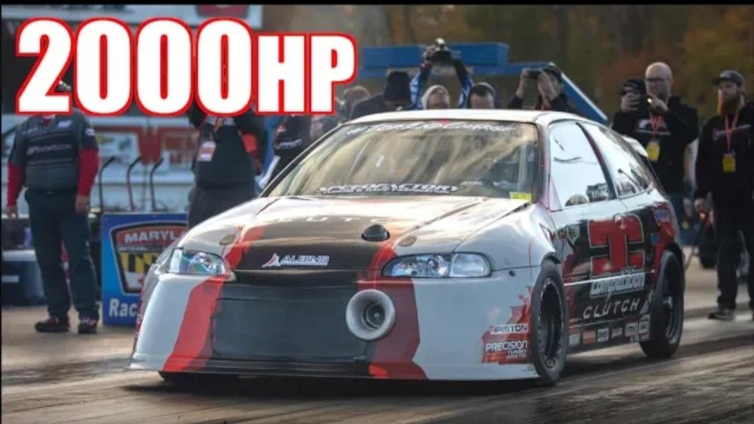 2000HP 2.0L Honda Civic 212MPH on 85PSI - World's Fastest FWD & New AWD ...