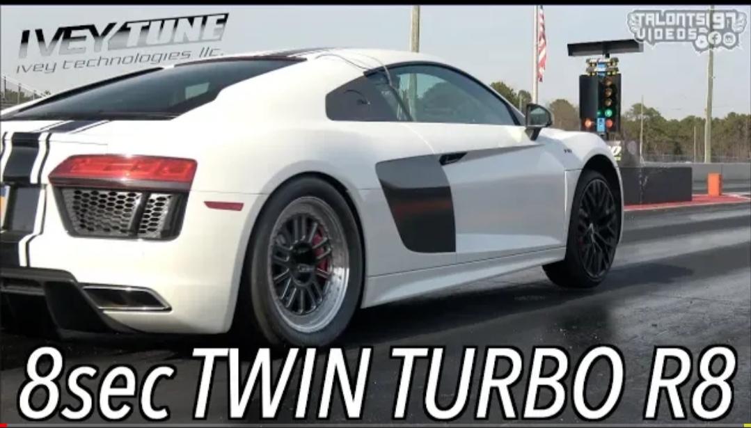 IVEYTUNE Twin Turbo Audi R8 Breaks Into the 8s! - Turbo and Stance