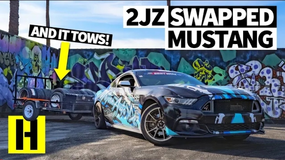2JZ Swapped Ford Mustang - Built in Just 30 Days for Drift Week and the ...