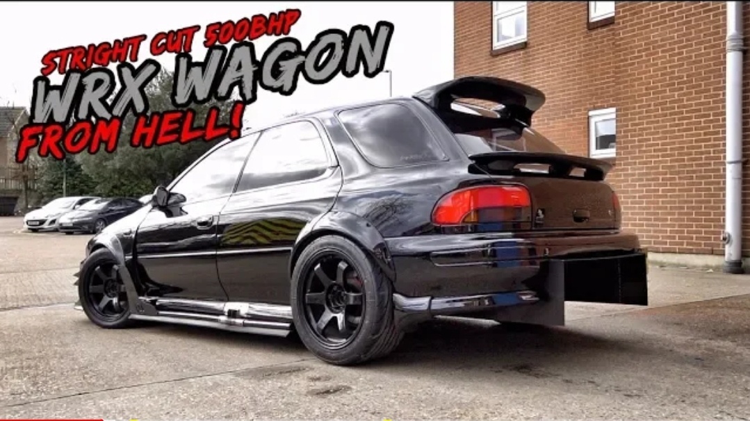 This EVIL*500HP Subaru Sti WRX WAGON is LETHAL! - Turbo and Stance