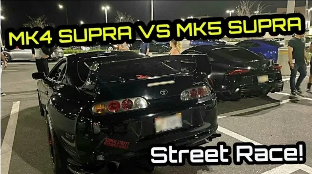 MK5 Toyota Supra Calls Out 600HP MK4 Toyota Supra! STREET RACING ...