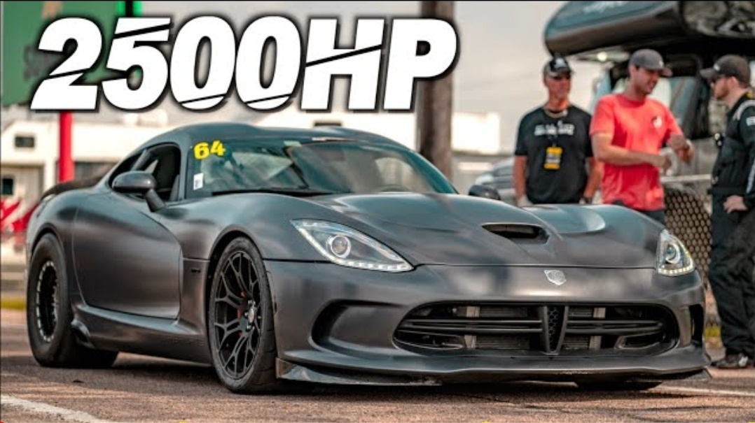 2500HP Turbo Viper Rips 8500RPM to 210MPH! Worlds Fastest Gen V Vipers ...