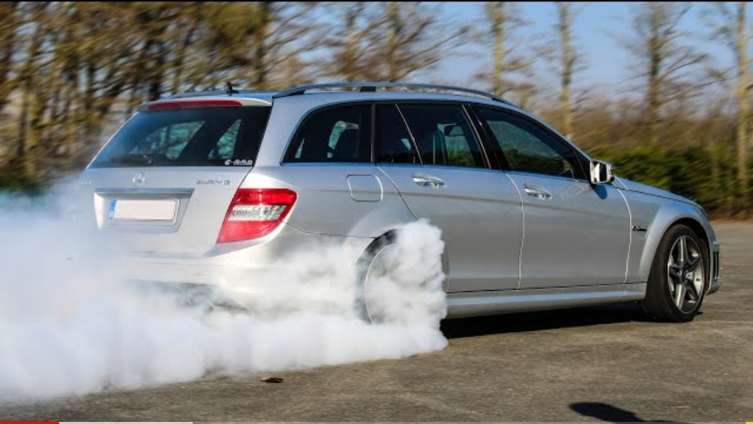 TOP 10 Mercedes C63 AMG BURNOUTS - Turbo and Stance