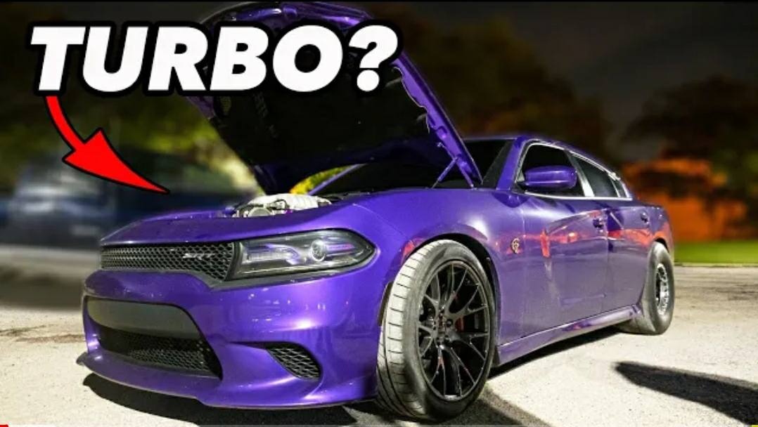 Badass TURBO Hellcat on the Texas STREETS! - Turbo and Stance