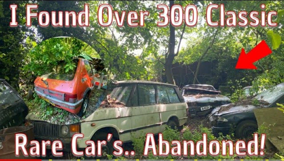 Explore A Collection Of Over 300 Classic & Rare Abandoned Cars ...