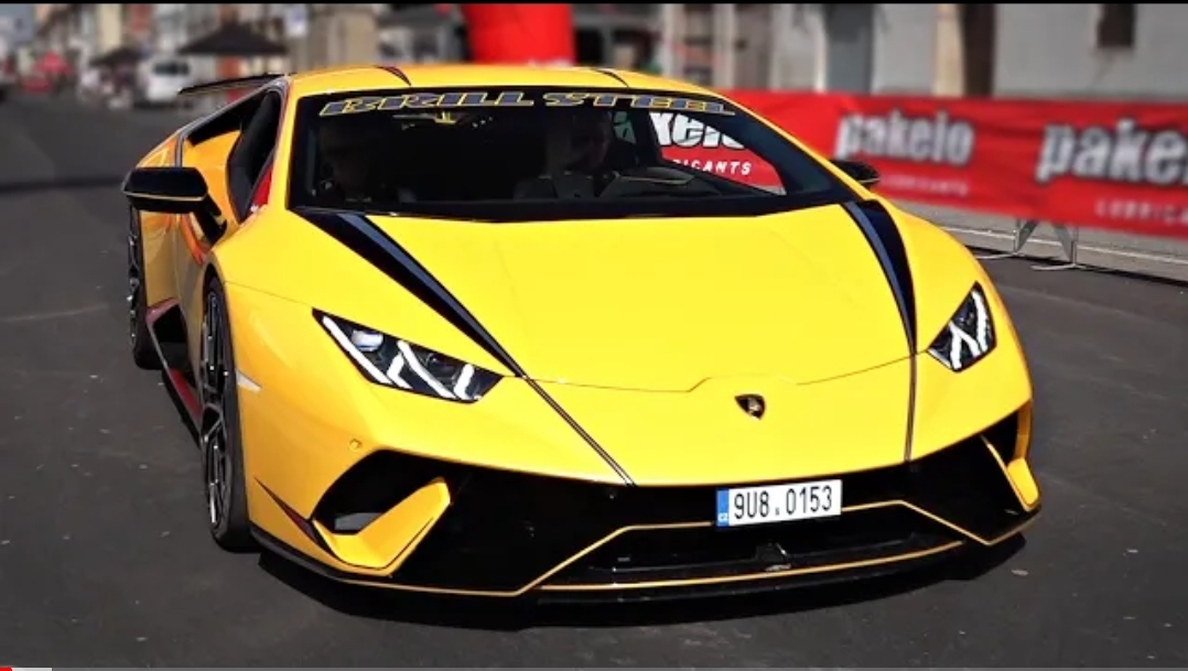 TWIN TURBO Lamborghini Huracan Performante with Straight Pipes | Start ...