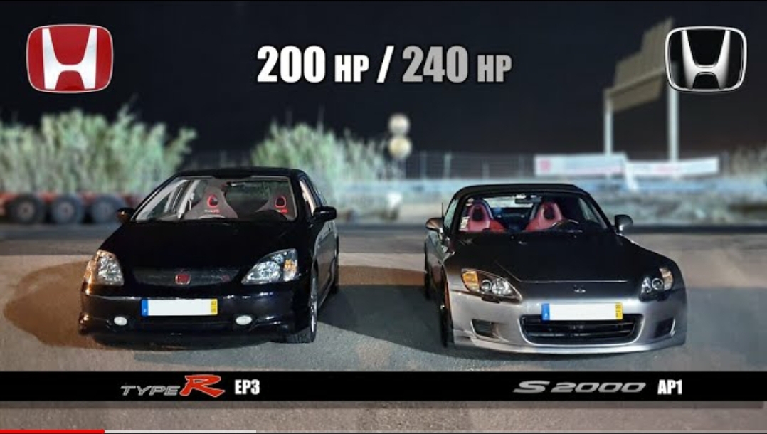 F20C S2000 AP1 vs K20A Civic TYPE R EP3 - Turbo and Stance