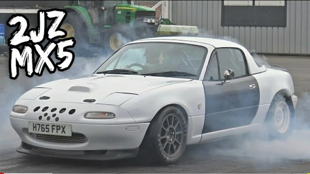 2JZ Swapped Mazda MX-5 with Fully Build engine - Turbo and Stance