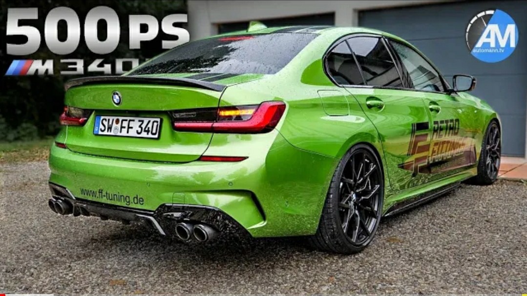 BMW M340i (500HP) | INSANE pure SOUND | FF Retrofittings - Turbo and Stance