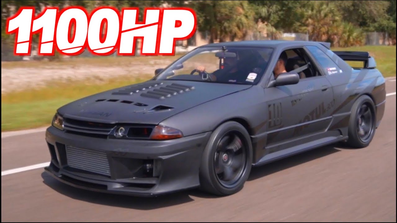 1100HP RB26 Skyline R32 GTR ANNIHILATES TIRES! (AWD+40PSI+9000RPM ...