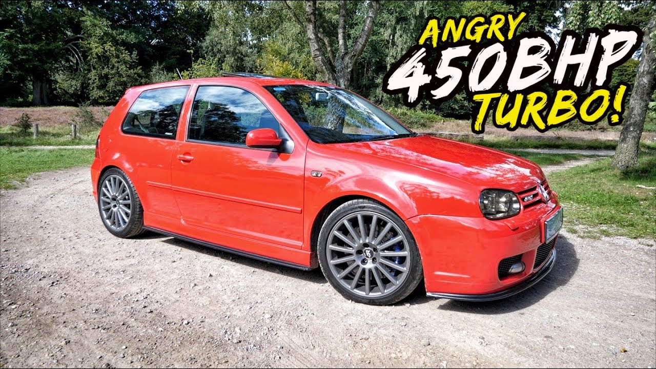 This 450HP Turbocharged GOLF R32 is FAST! - Turbo and Stance