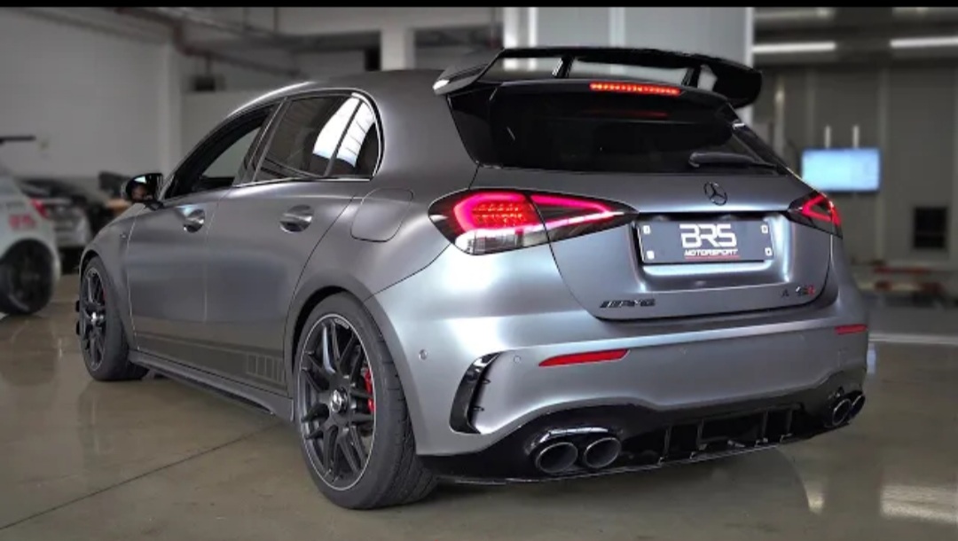 500HP Mercedes A45 S AMG with Capristo Decat Exhaust SOUNDS | Launch ...
