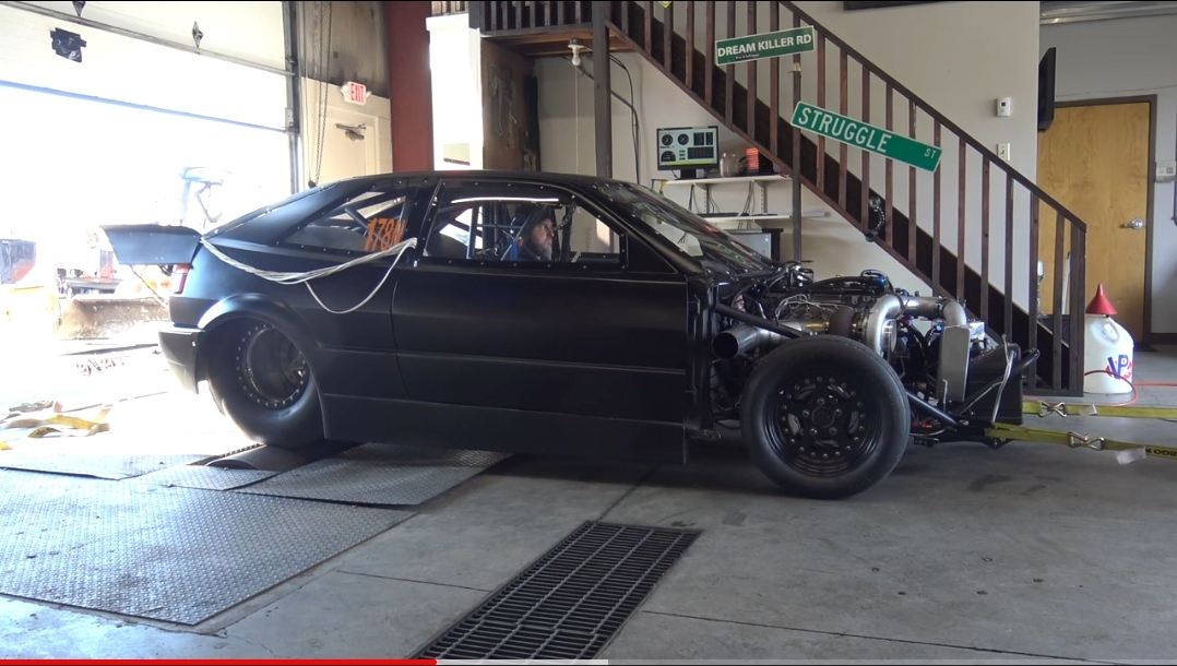 RWD Liberty shifted VR6 Turbo RWD Corrado shakedown - MMI Concepts