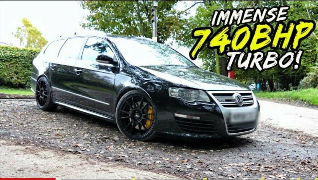 The UK's MEANEST VW Passat R36 *740HP R36 TURBO*
