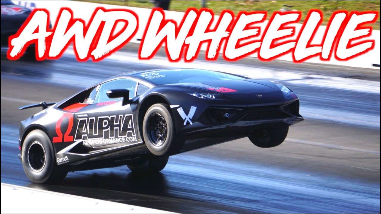 1800HP Lambo Pulls INSANE AWD WHEELIE! (CRAZIEST DRAG LAMBO EVER FILMED)