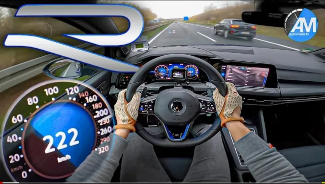 Golf 8 R (320HP) | Launch Control & 100-200 km/h acceleration - Turbo ...