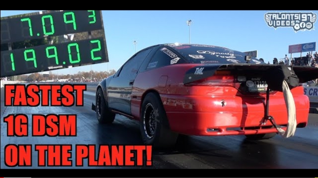 Fastest 1G DSM On The Planet! Aaron Gregory Goes 7.09 199mph