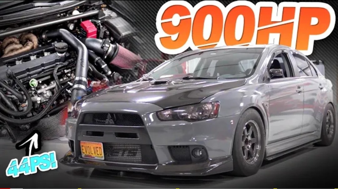 900HP Evo X on 44PSI - Rowdy AWD Street Launch (Low Key Street MONSTER ...