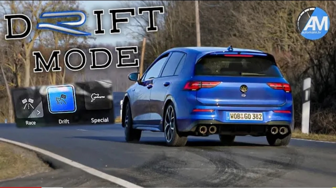 NEW! Volkswagen Golf 8 R has DRIFT MODE?! - Turbo and Stance