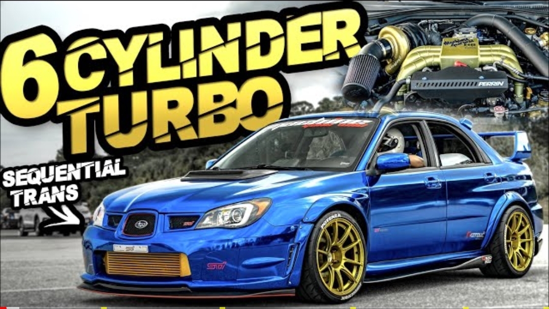 6 Cylinder Subaru STI?! 900HP AWD 3.0L Sequential Trans (CRAZY Backroad ...