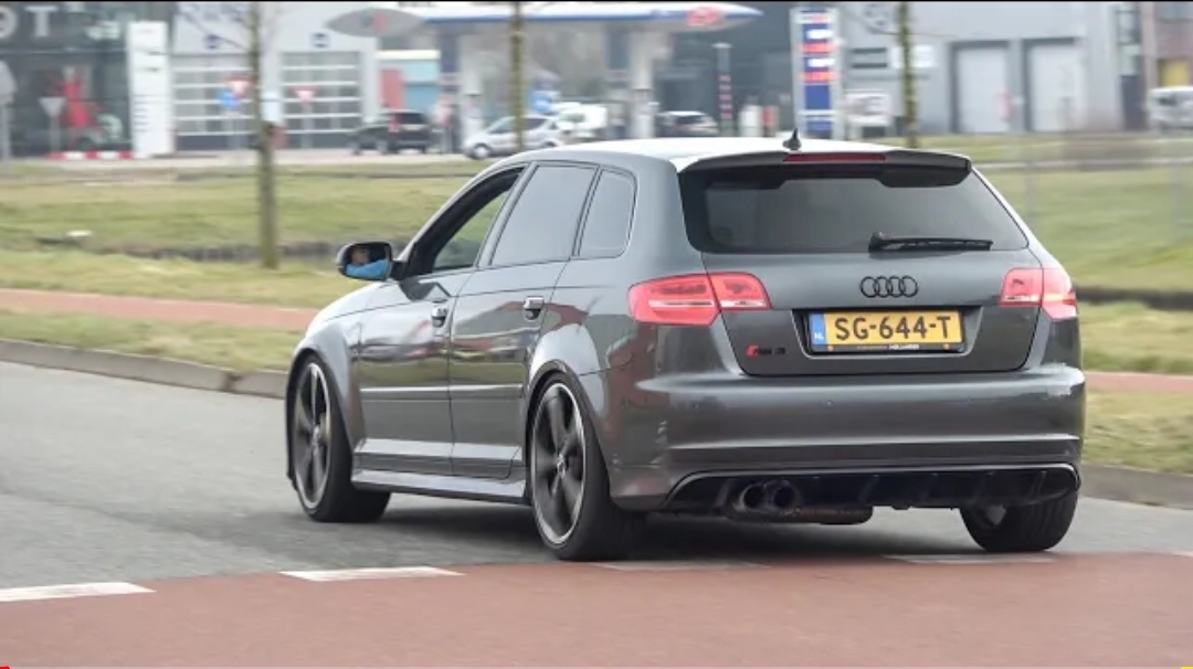 450+ HP Audi RS3 8P with Custom Straight Pipe - Crazy Loud Revs ...